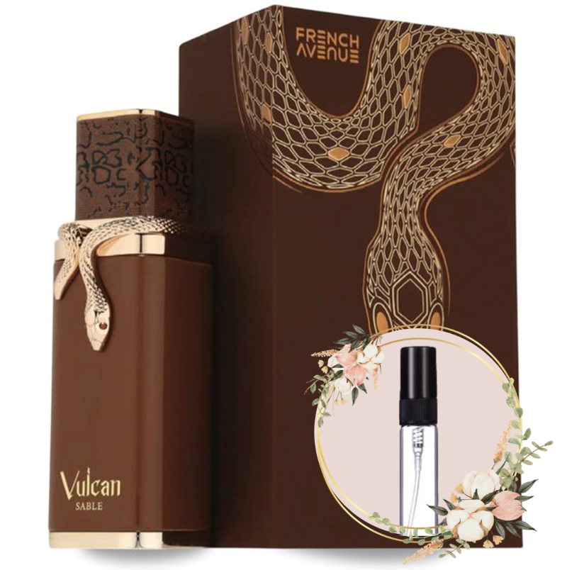 DECANTE VULCAN SABLE FRENCH AVENUE - 5ML – Núbia Essenciais